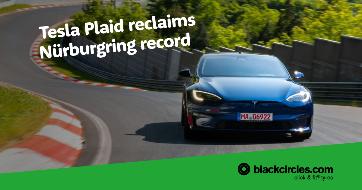 Tesla Model S Plaid Track Pack reclaims Nürburgring EV record