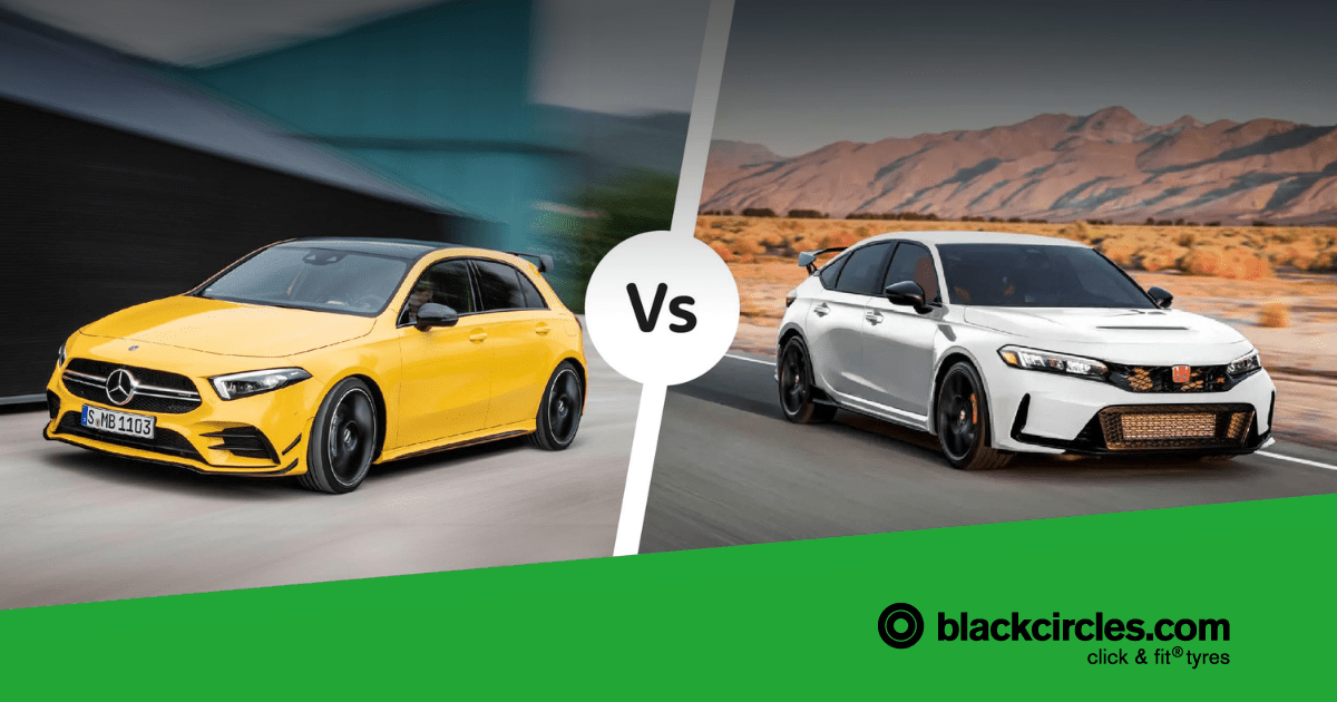 Head-to-head: Honda Civic Type R Vs Mercedes-AMG A35 | Blackcircles.com