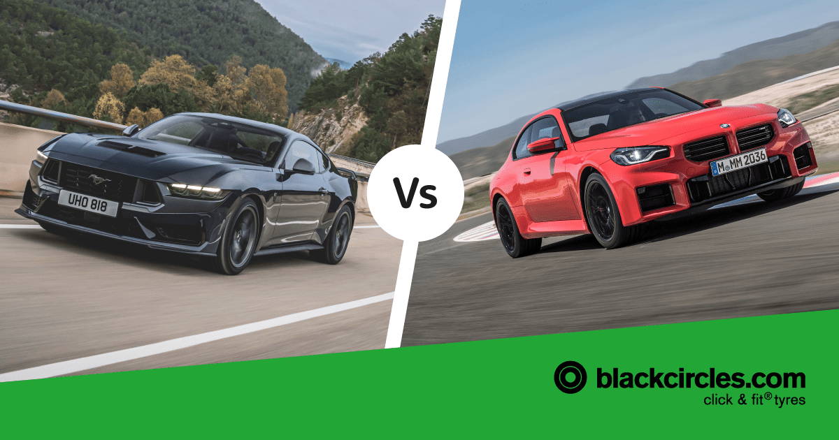 Head-to-head: BMW M2 Vs Ford Mustang Dark Horse | Blackcircles.com