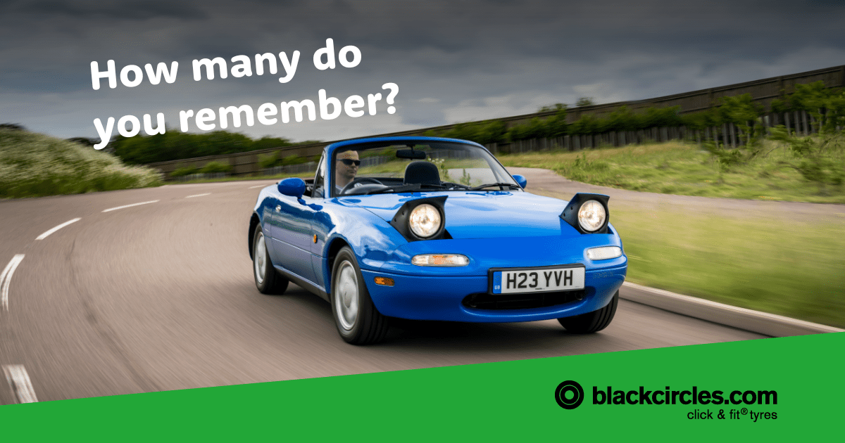 Top 5 extinct motoring features | Blackcircles.com