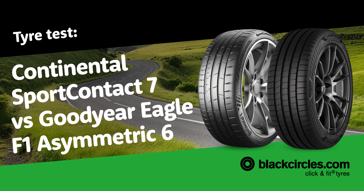 Continental SportContact 7 vs Goodyear Eagle F1 Asymmetric 6 | Blackcircles.com