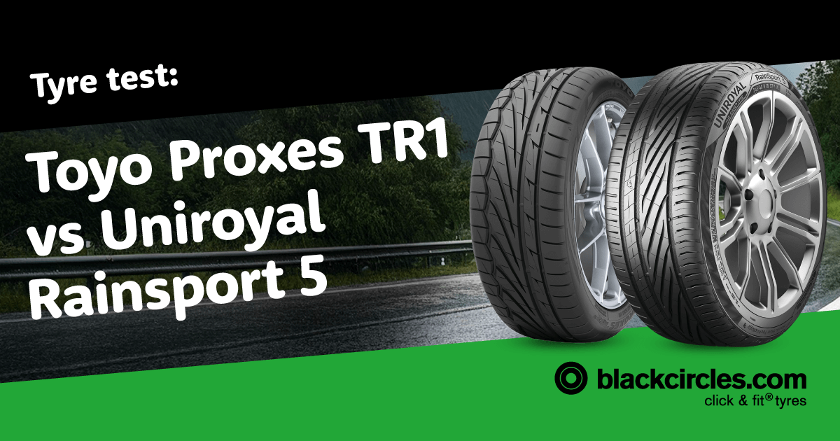 Toyo Proxes TR1 vs Uniroyal RainSport 5 | Blackcircles.com
